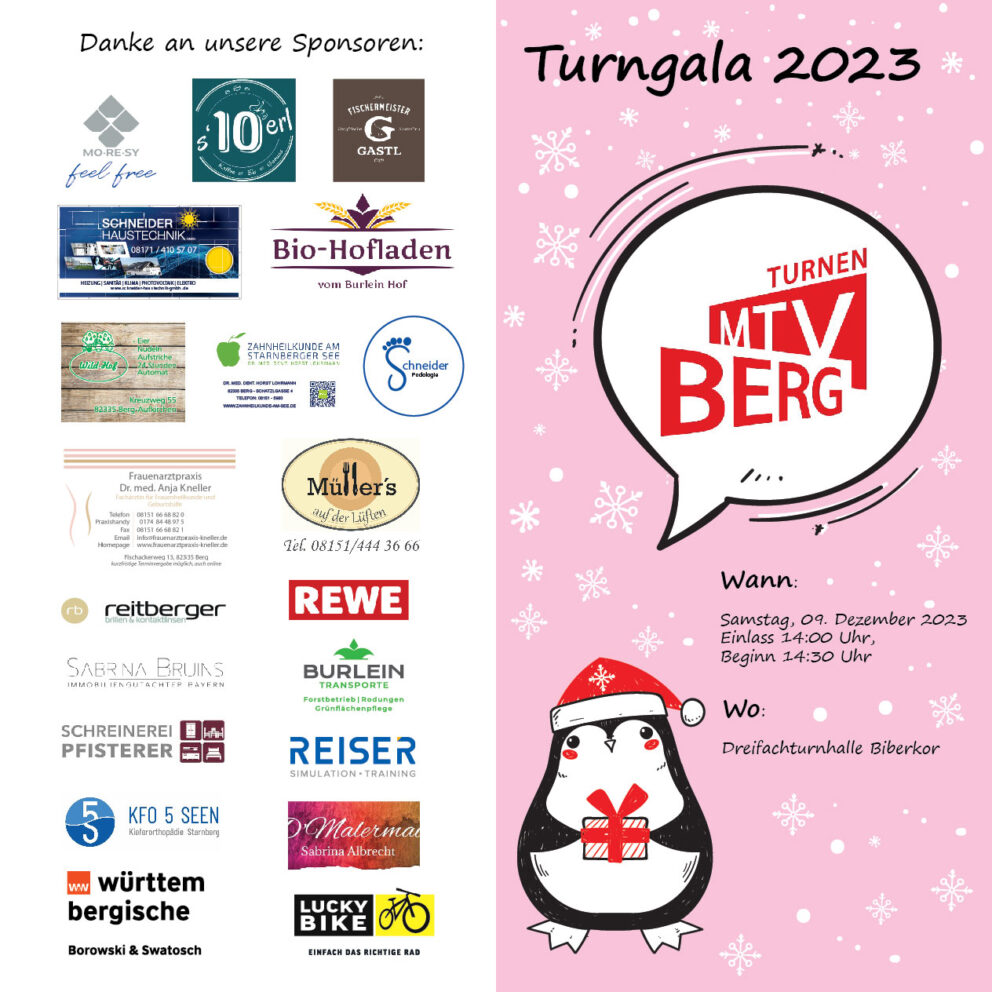 9.12.: Turngala des MTV Berg - QUH