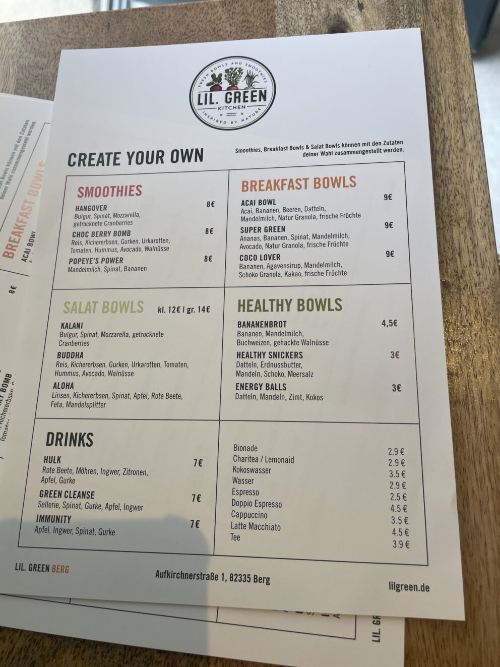 Neueröffnung: Lil' Green Kitchen - QUH